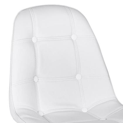 Cadeira Estofada Eiffel Botonê Clara Branco - MOBILI - Móveis de ...