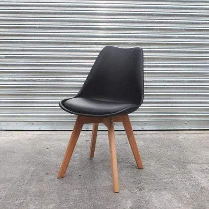 Cadeira Para Mesa De Jantar Saarinen Design Leda Preta - BABA SHOP - Móveis de Cozinha ...