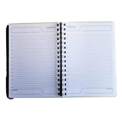 Caderno P Capa MDF Leão Rosa Seja forte e corajosa 100F - LARANJA E ...