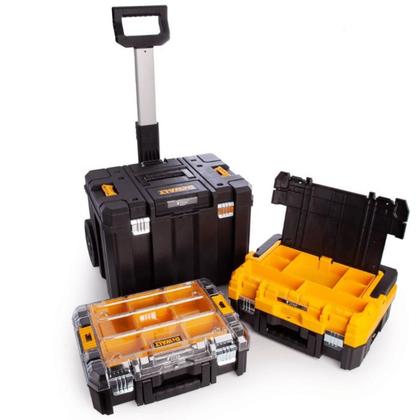 Caixa De Ferramentas Dewalt Tstak Dwst60404, 3 Peças, Amarela - Caixa ...