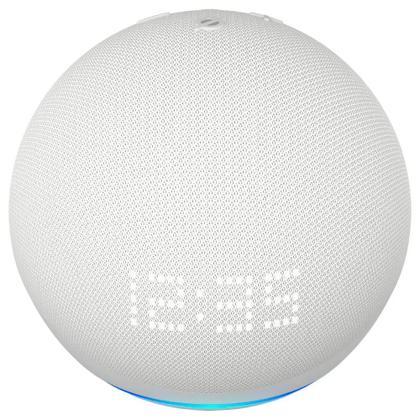 Caixa de Som Amazon Echo Dot 5 Geração - Alexa - Relógio - Bluetooth ...