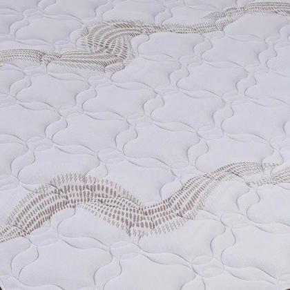 Cama Box Queen Blindada Branco + Colchão Castor de Molas Ensacadas ...