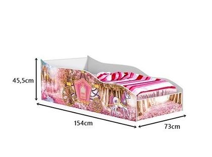 Cama Carro Infantil Carruagem 100 Gabrielli Móveis - Cama de Solteiro ...