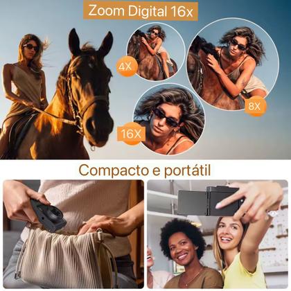 Câmera Digital De Fotografia Profissional 2025 16x 50mp bateria 3.7 ...