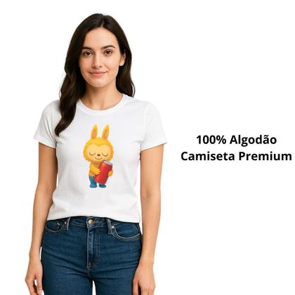 Camiseta Feminina Labubu Refri Baby Look Novidade - Agil - Camiseta ...