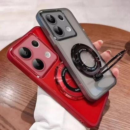 Capa De Telefone Magnética Transparente Com Suporte Para MOTO Edge 60 ...