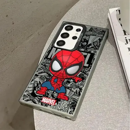 Capa De Telefone Marvel Homem-Aranha Para Samsung Galaxy S25 S24 Ultra ...