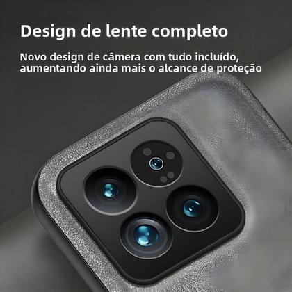 Capa De Telefone Vintage Em Couro À Prova De Choque Para Xiaomi 15 14T ...