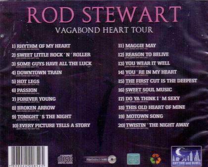 CD Rod Stewart Vagabond Heart Tour Original - RHYTHM AND BLUES - Livros ...