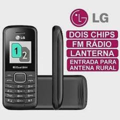 Celular Simples Dual Chip Desbloqueado p/ Idoso LG B220 32MB - Celular ...