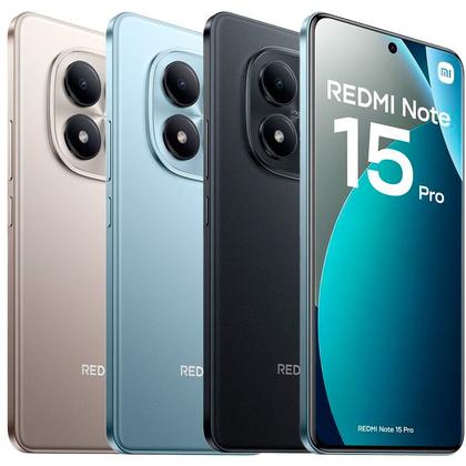 Celular Xiaomi Redmi Note 15 Pro Azul 256GB 8GB RAM Tela AMOLED ...