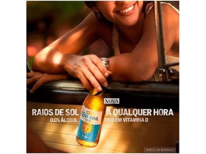 Cerveja Corona Sunbrew Cero sem Álcool 6 Unidades 330ml - Cerveja ...