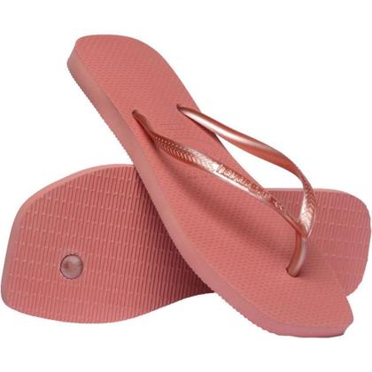 Chinelo Havaianas Feminino SLIM Square 37/38 Canyon CLAY PAR - Chinelo ...