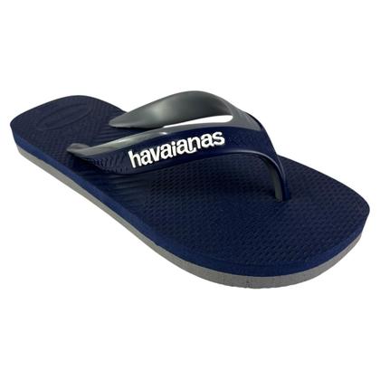 Chinelo Masculino Havaianas Dual Original Cor:Marinho/CinzaTamanho:39/ ...