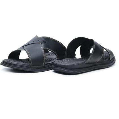 Chinelo Ortopédico Anatômico Anti Stress Masculino Couro - FRANBOOTS ...