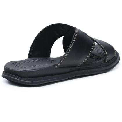 Chinelo Ortopédico Anatômico Anti Stress Masculino Couro - FRANBOOTS ...
