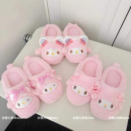 Chinelos De Pelúcia Fofos E Confortáveis Para Meninas E Mulheres ...