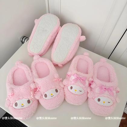 Chinelos De Pelúcia Fofos E Confortáveis Para Meninas E Mulheres ...