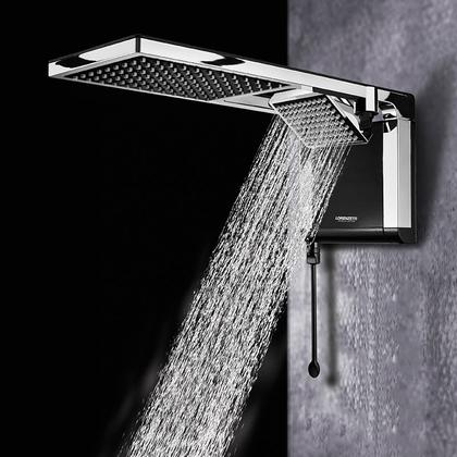 Chuveiro Lorenzetti Acqua Duo Ultra Eletrônico Preto/Cromado - Chuveiro ...