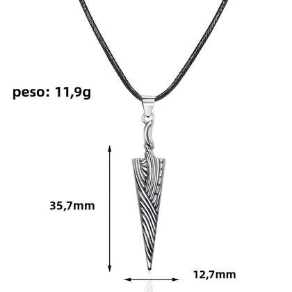 Colar Unissex De Anime Hollow Knight Com Pingente De Espada De Osso ...