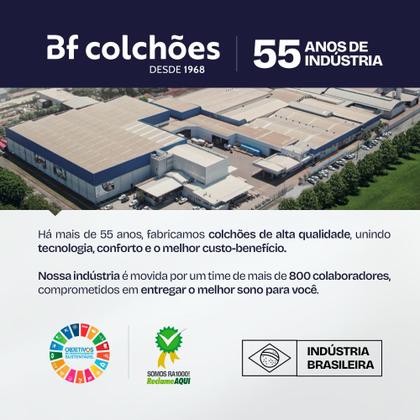 Colchão Casal Espuma D33 A Vácuo Ortopédica Certificada 138x188x14cm BF ...