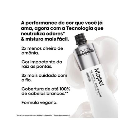 Coloração L'Oréal Professionnel Majirel 7.13 Louro Acinzentado Dourado ...