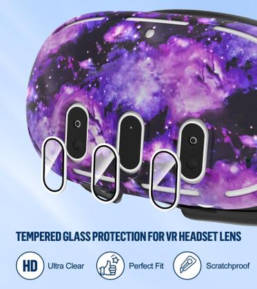 Conjunto de capa protetora de silicone para Meta/Oculus Quest 3 - YRXVW ...