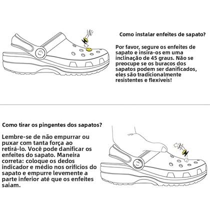 Conjunto De Charms De Pelúcia Hello Kitty Para Crocs, Sandálias, Bolsas ...