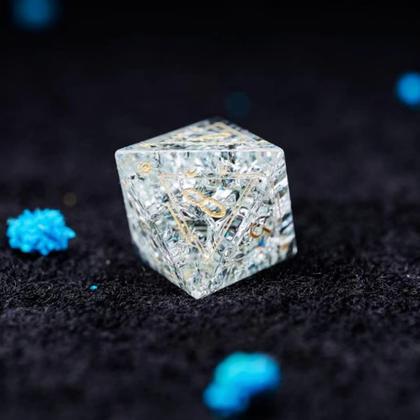 Conjunto de dados: DND Dungeons and Dragon Natural Crystal, RPG de luxo ...
