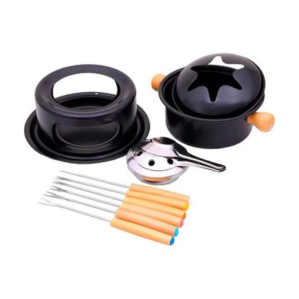 Conjunto Fondue 14cm Preto 8097 Mimo Style - Aparelho de Fondue ...