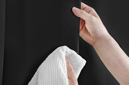 Cortina Corta Luz 2,80m X 1,80m 100% Blackout PVC Preta Para Sala Ou ...