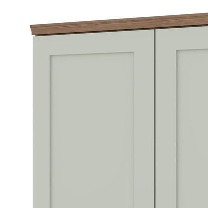 Cozinha Compacta Modulada 2 Peças com Tampo para Cooktop 100% MDF com ...