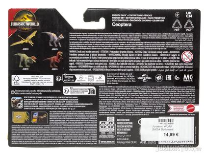Dinossauro Jurassic World Rebirth Ceoptera Mattel Jgb72 - Bonecos ...