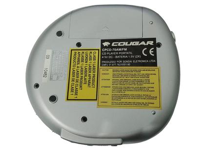 Discman Player Rádio Cougar CPCD-70 - MP3 / MP4 e iPod - Magazine Luiza