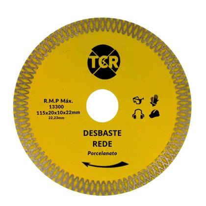 Disco Turbo Rede Extra Fino Corte E Desbaste 115mm Furo 23,23mm Para ...