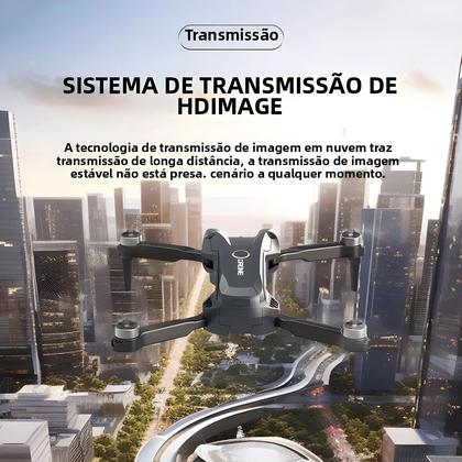 Drone GPS 8K Profissional Com Câmera Aérea FPV, Motor Brushless, Evita ...