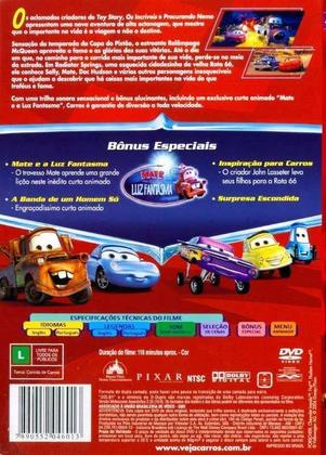 DVD Disney Pixar Carros + DVD Disney Pixar Carros 2 - SONOPRESS RIMO ...