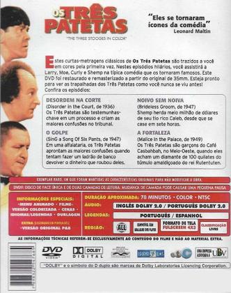 DVD Os Três Patetas - NBO - Revista HQ - Magazine Luiza
