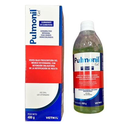 Espasmolítico Bronquial Vetnil Pulmonil Gel Oral 500ml - Antibiótico ...
