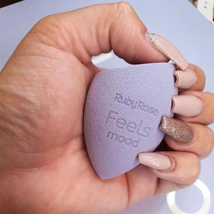 Esponja Angle Blender Feels Mood Ruby Rose - Esponja de Maquiagem - Magazine Luiza