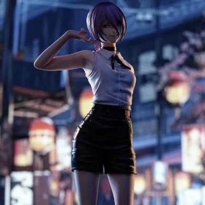 Estátua Sexy De PVC Do Personagem Chainsaw Man, Figura Da Série Anime ...