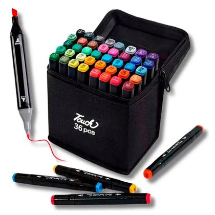 Estojo Canetas Bobbie Goods Marker Profissional 36 Cores - GBG STORE - Kit de Colorir - Magazine ...