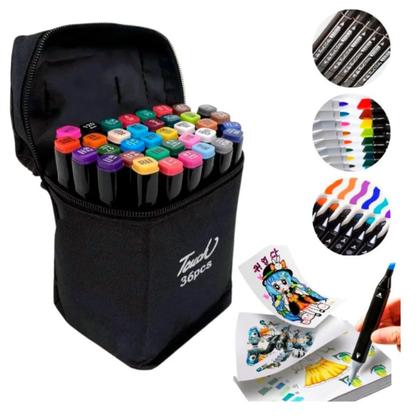 Estojo Canetas Bobbie Goods Marker Profissional 36 Cores - GBG STORE - Kit de Colorir - Magazine ...