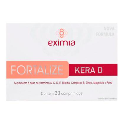 Exímia Fortalize Kera D com 30 Comprimidos - Eximia - Nutricosméticos ...