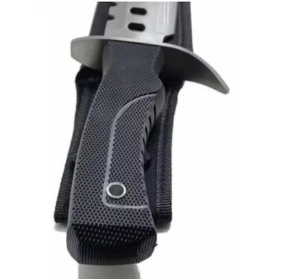 Facão Esportivo Militar Rambo 45cm Caça Aço Inox Com Bainha - BBLK ...