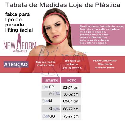 Faixa Para Lipo De Papada Lifting Facial Mentoneira New Form ...
