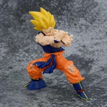 Figura De Ação Super Saiyan Son Goku Dragon Ball Z Kamehameha 16CM Em ...