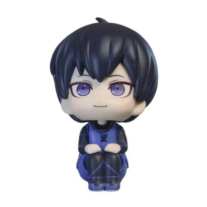 Figura De Anime Blue Lock 10cm Versão Q Sagi Yoichi Chigiri Hyoma Nagi ...