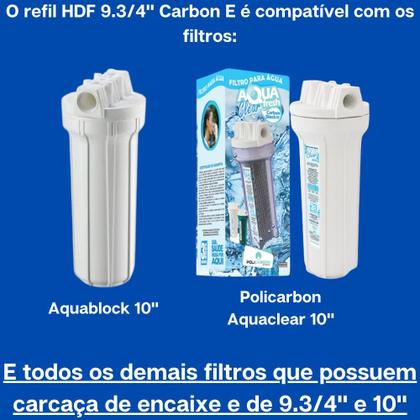 Filtro Refil Aquablock 10” - Para Aquablock 10", BBI Pou 10", Planeta ...
