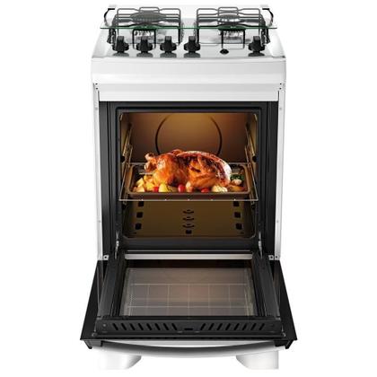 Fogão Dako 4 Bocas Mesa Inox Supreme Branco Bivolt - Fogão 5 Bocas ...